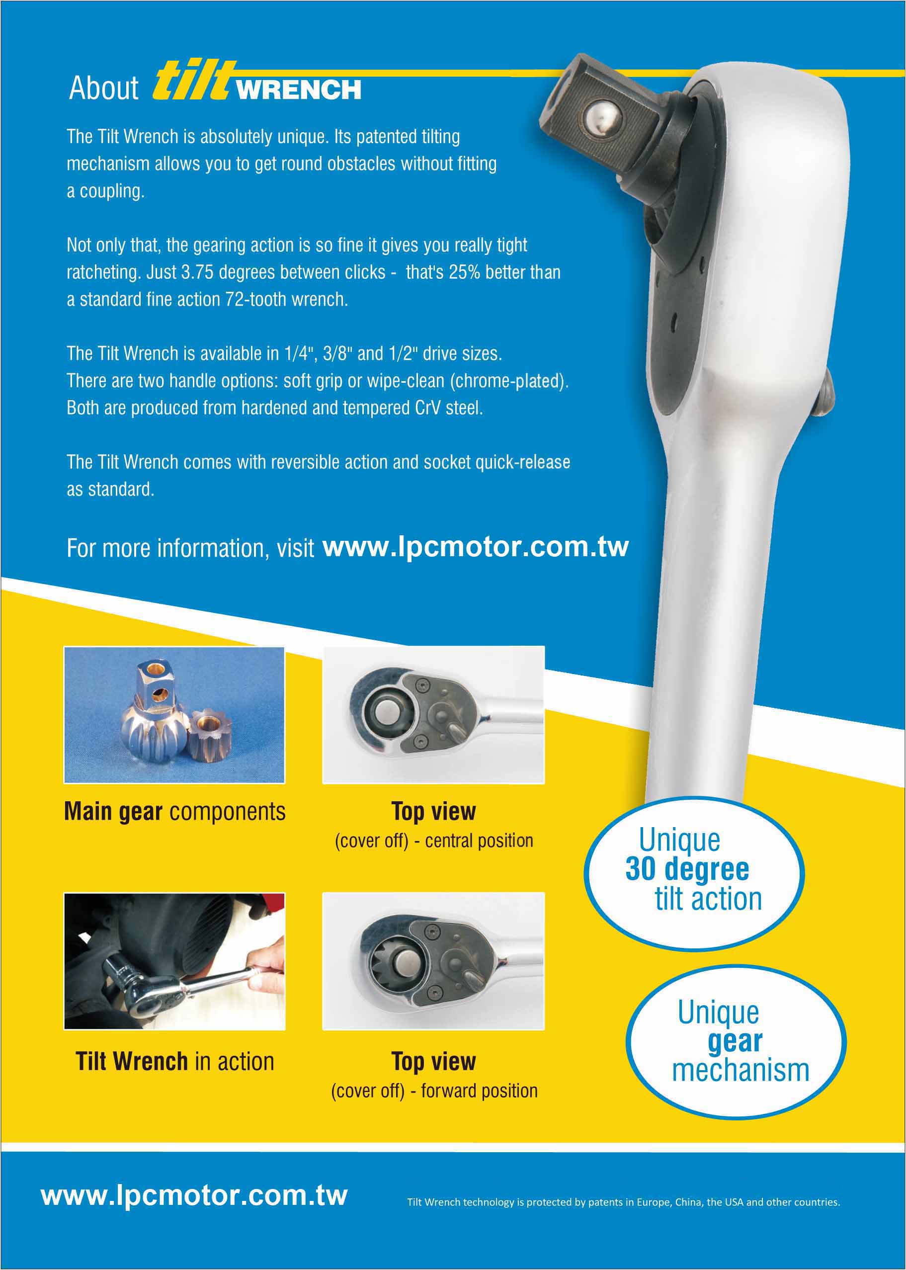 The ideal Rachet Socket Wrench for tight spaces